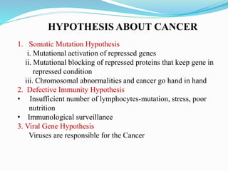 Oncogenesis / Carcinogenesis | PPTX