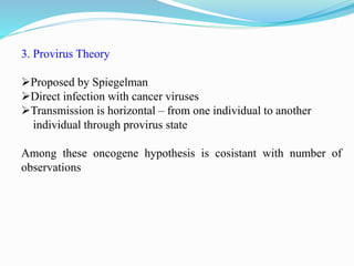 Oncogenesis / Carcinogenesis | PPT
