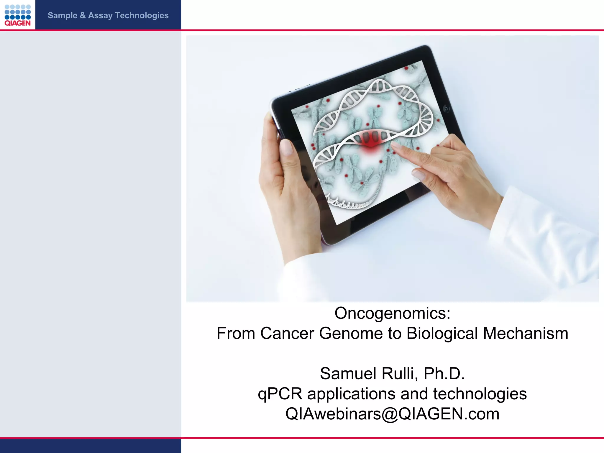 Oncogenomics july 2012 | PDF