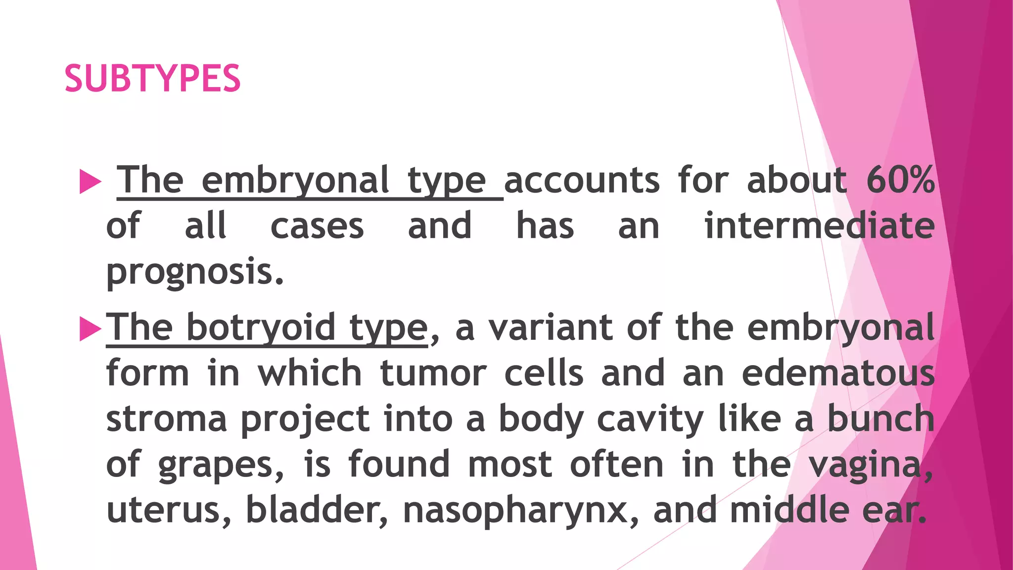 Oncological disorders in children | PPTX