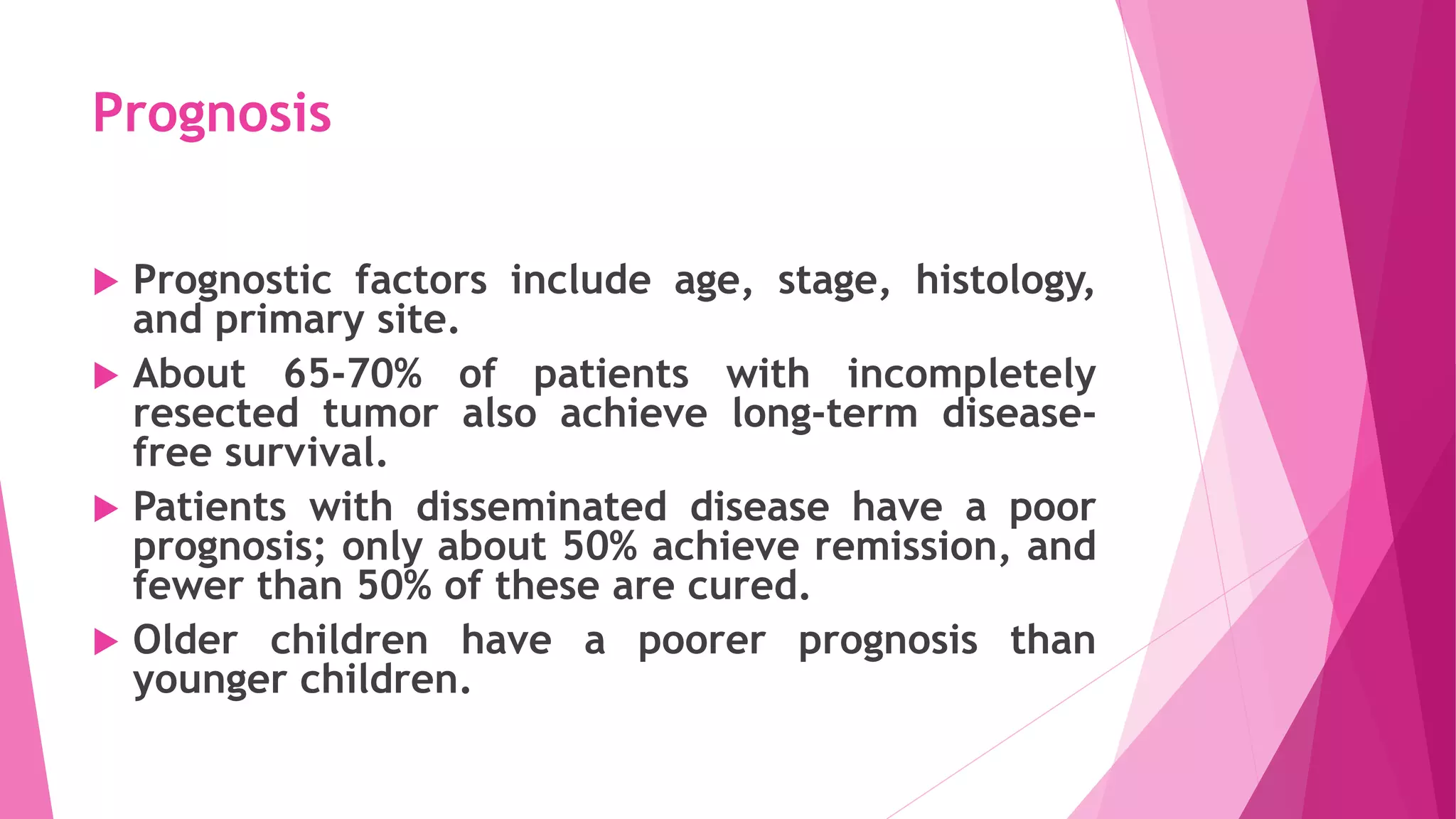Oncological disorders in children | PPTX