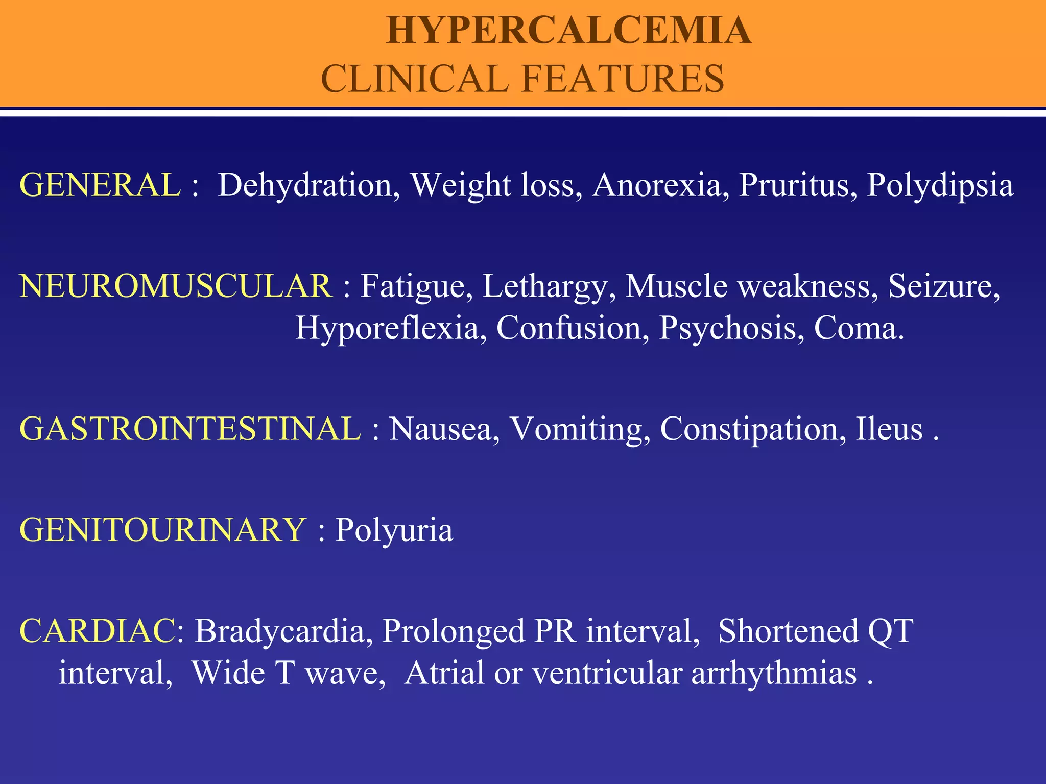 Oncological emergencies - 2014 | PPTX