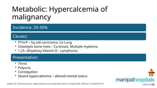 Oncological emergencies in cancer treatment | PPTX