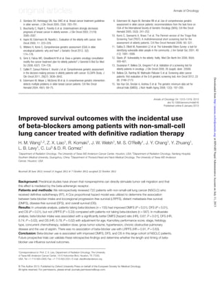 Oncology 10 | PDF | Cancer | Diseases and Conditions