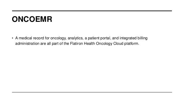 Oncology ehr software that you must know about | PPTX