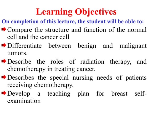 oncology nursing, Medical management and Nursing Management.pptx