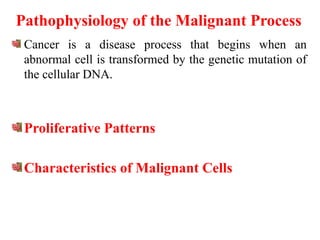 oncology nursing, Medical management and Nursing Management.pptx
