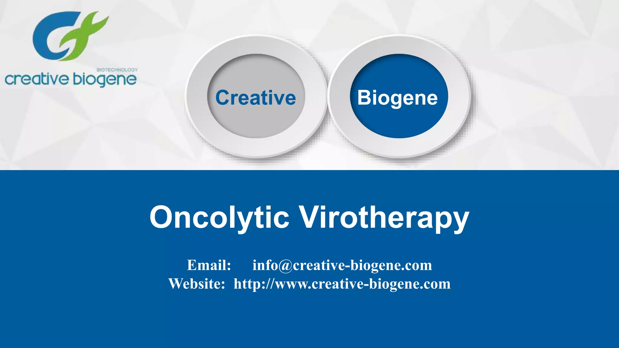 Oncolytic Virotherapy Pptx