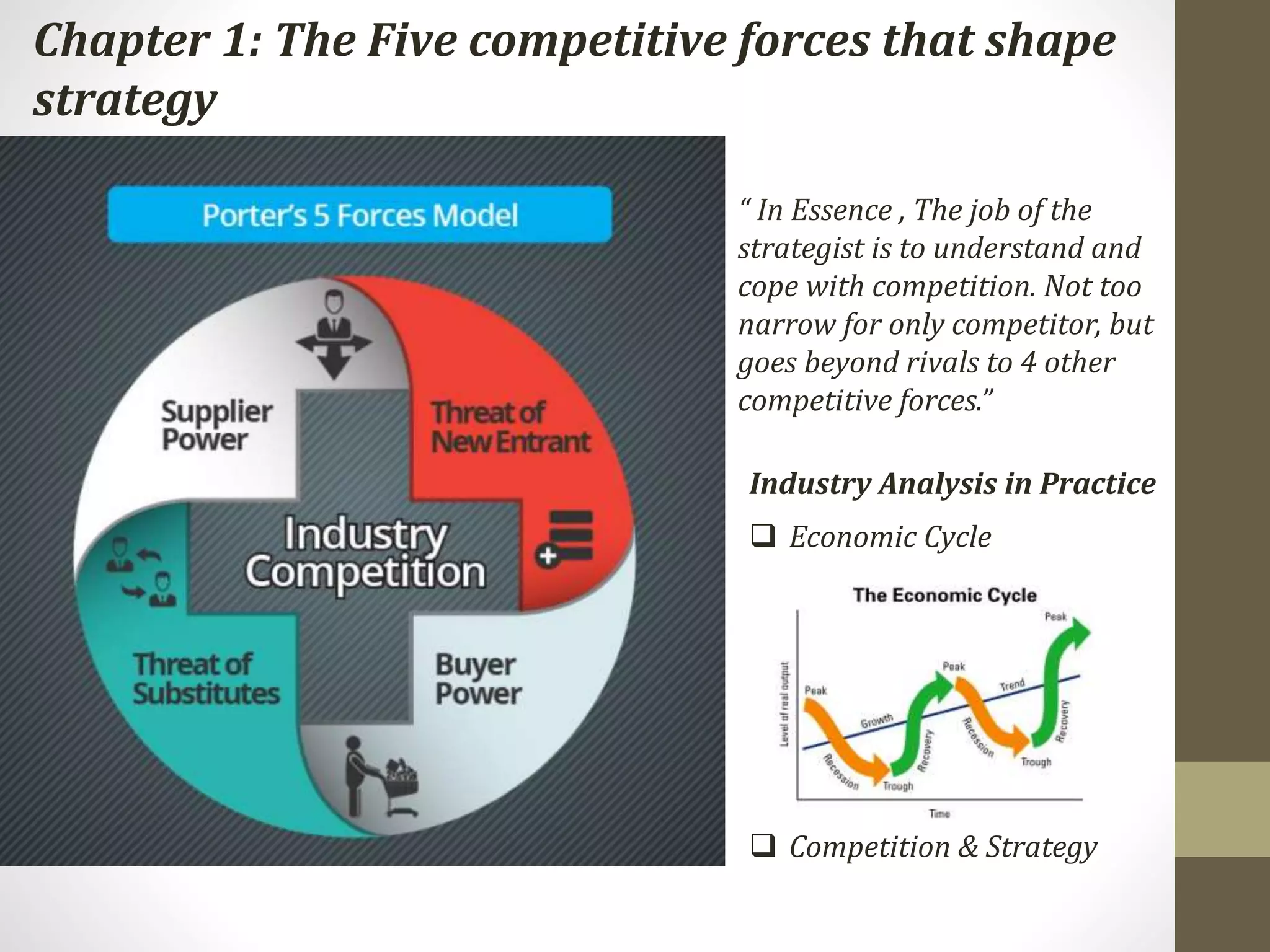 On competition chapter 1 the five competitive forces that shape ...