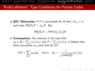 On complementarity in qec and quantum cryptography | PDF