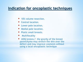 Oncoplastic final | PPT