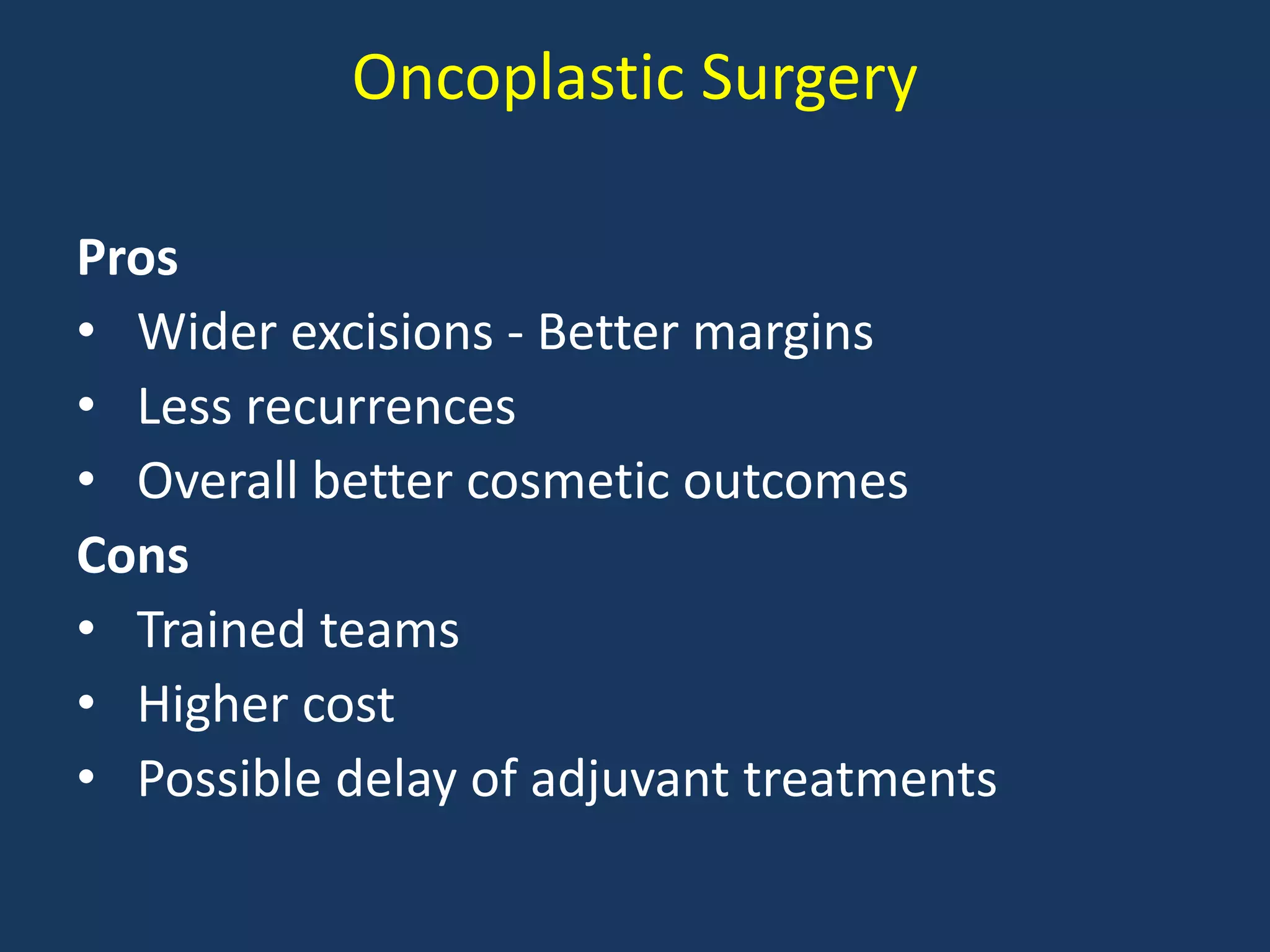 Oncoplastic breast surgery | PPTX