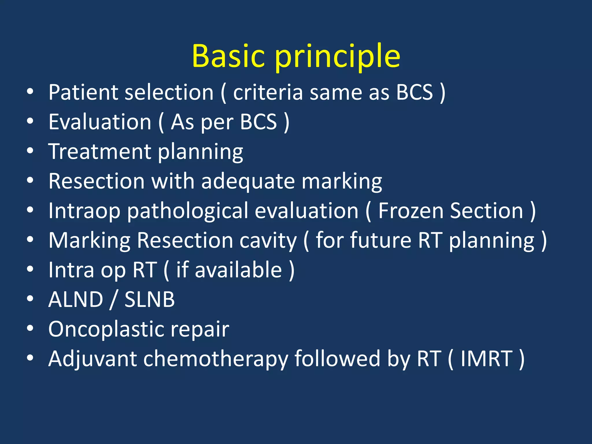 Oncoplastic breast surgery | PPTX