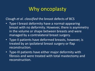 Oncoplastic breast surgery | PPTX