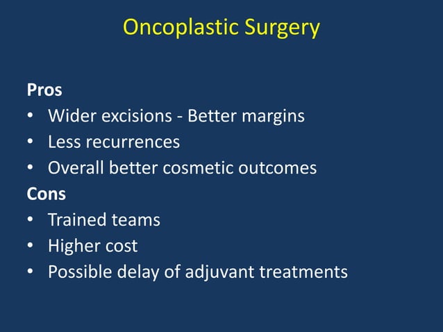 Oncoplastic breast surgery | PPTX | Cosmetic Medical Services | Medical ...