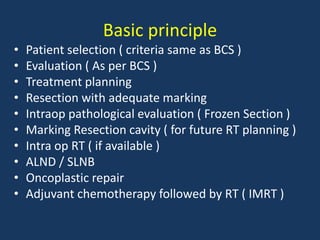 Oncoplastic breast surgery | PPTX