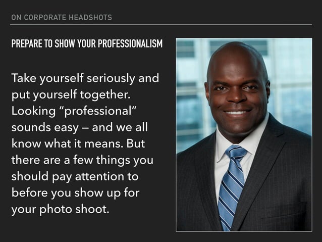 On Corporate Headshots | THE DO’S, THE DON’TS, AND HOW TO ROCK YOUR ...