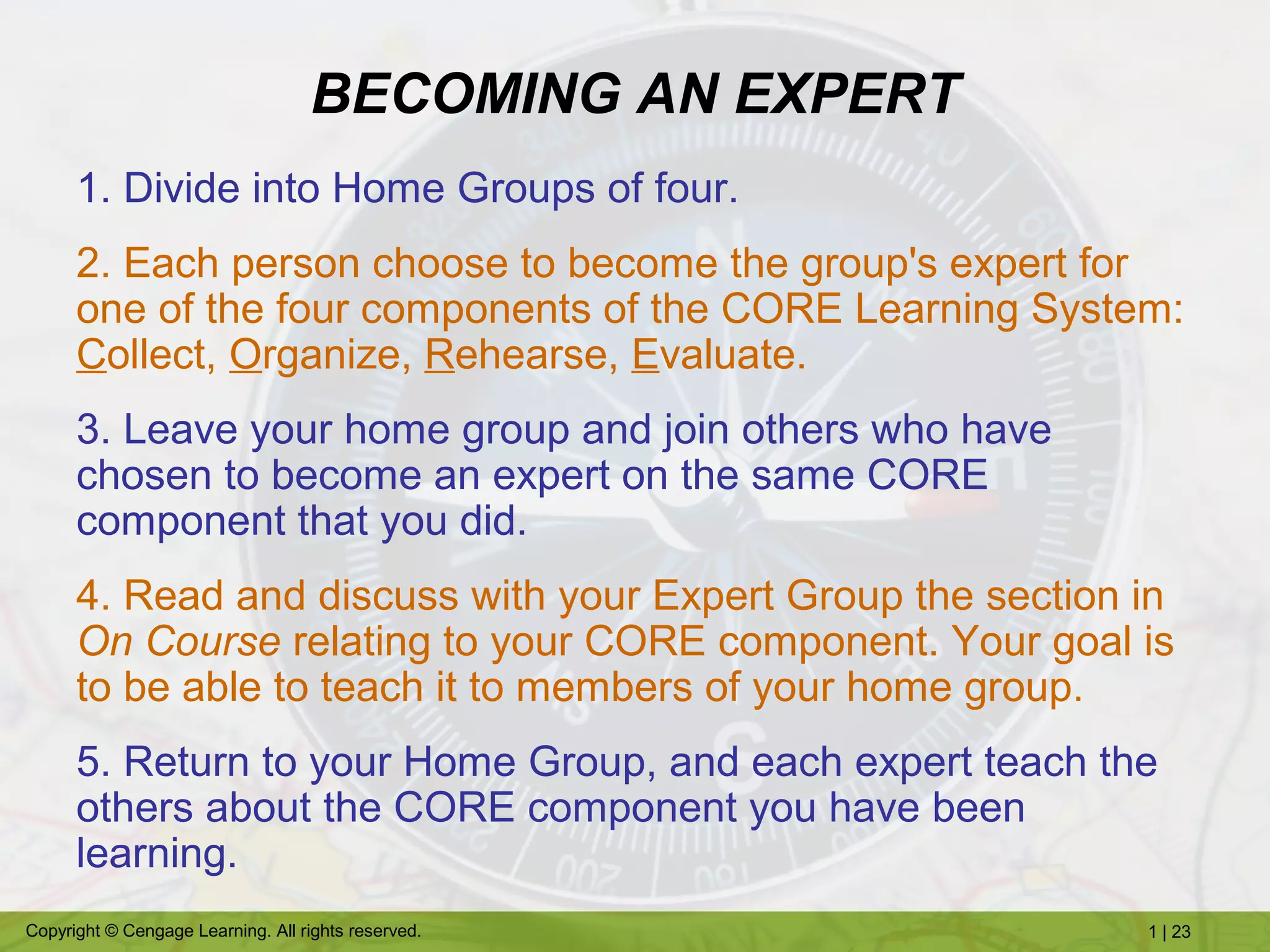 On course ch 1 power point1 | PPT