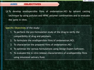 Development and Characterization of Ondansetron Mouth Dispersible Films ...