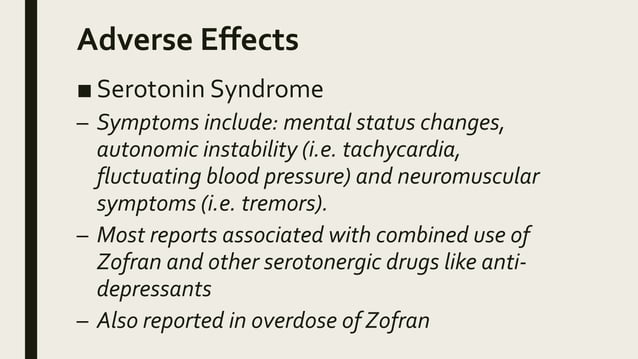 Pharmacology of Ondansetron (Zofran) | PPTX | Digestive Disorders ...