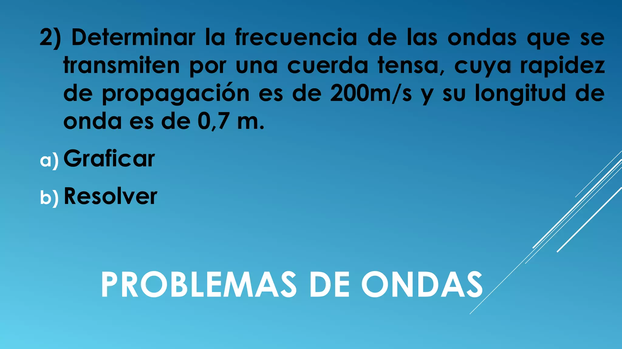 ONDAS: PARTES, CLASIFICACIÓN Y PROBLEMAS. Lic Javier Cucaita | PPT