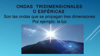 ONDAS: PARTES, CLASIFICACIÓN Y PROBLEMAS. Lic Javier Cucaita | PPT