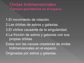 Ondas tridimensionales | PPTX