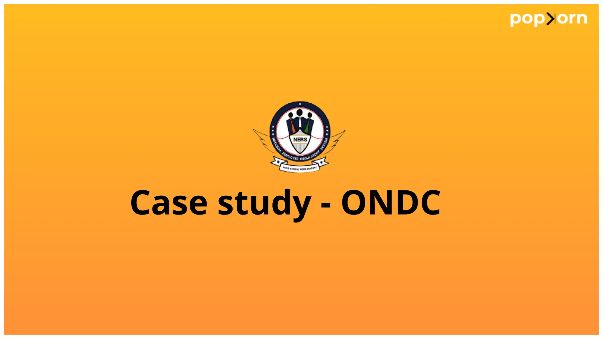 ONDC case study for digital marketing proposal | PPTX