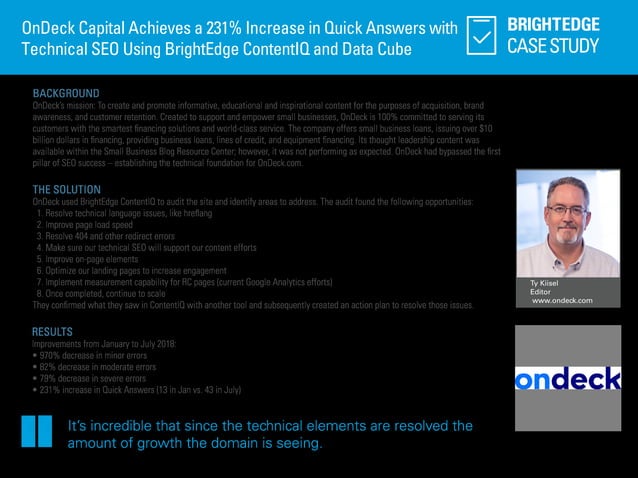 Ondeck case-study | PPT