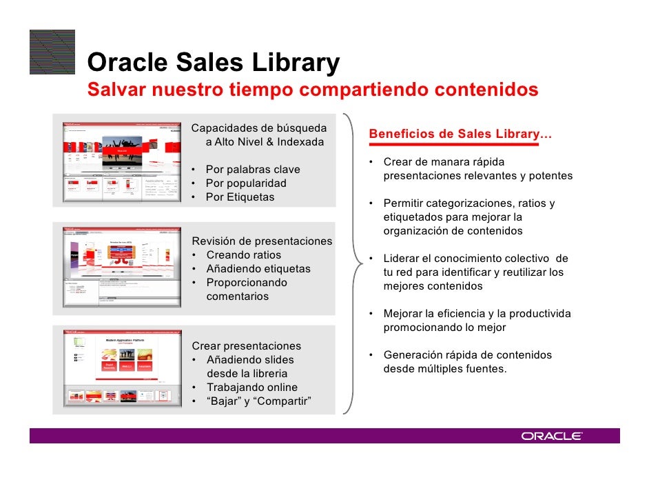 Oracle aplicaciones Oracle CRM On Demand Oracle aplicaciones Oracle CRM On Demand