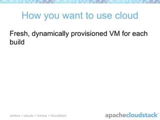 On-demand Continuous Integration with Jenkins, jclouds, and CloudStack ...