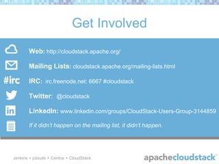 On-demand Continuous Integration with Jenkins, jclouds, and CloudStack ...