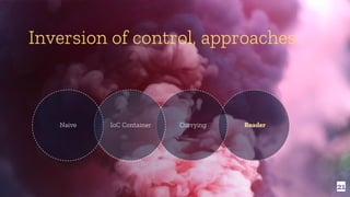 Dependency injection in Java, from naive to functional | PDF