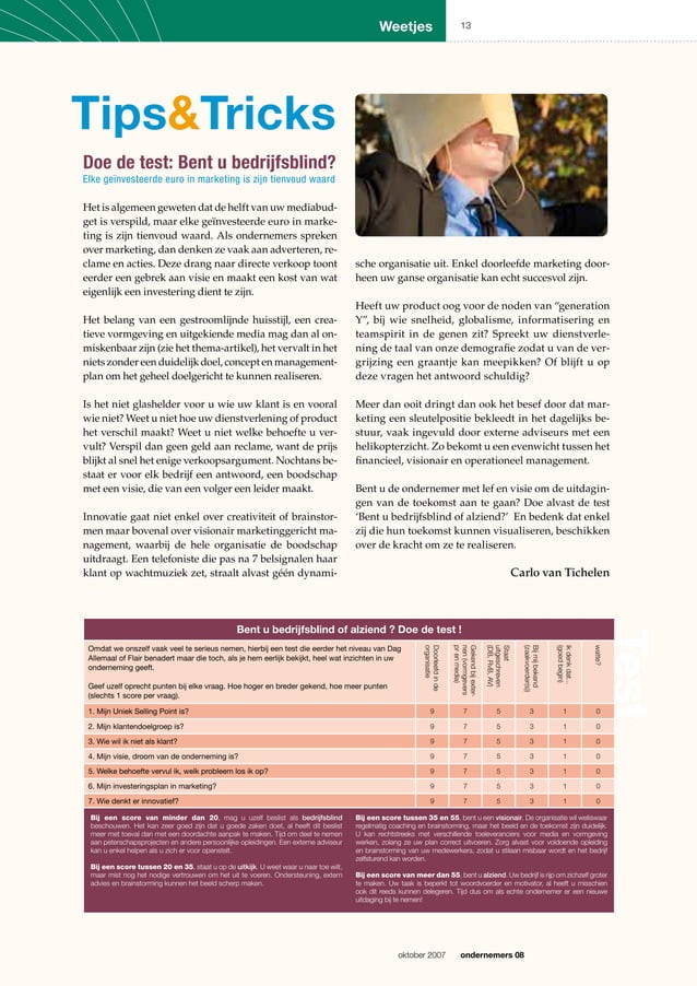 Ondernemers Tips En Tricks | PDF