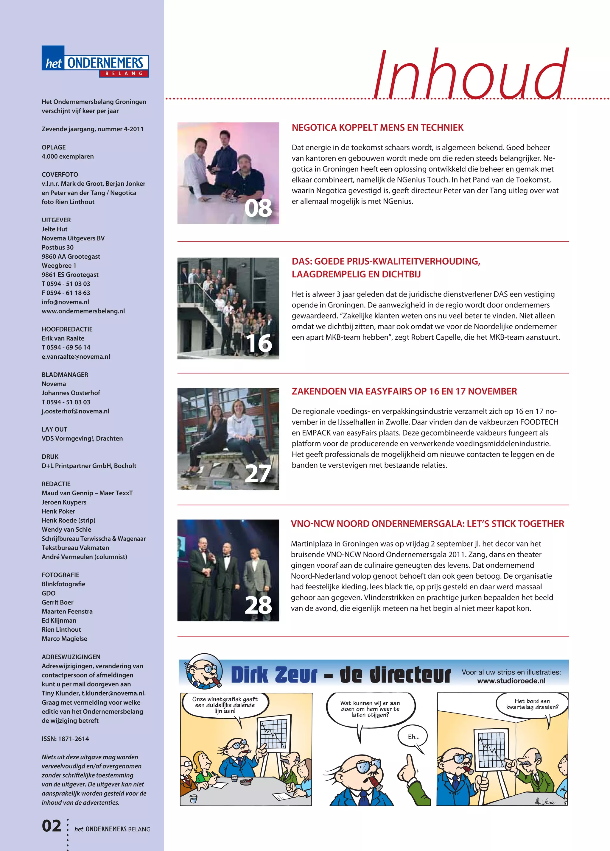 Ondernemersbelang Groningen 4 2011 | PDF | Business | Business and Finance