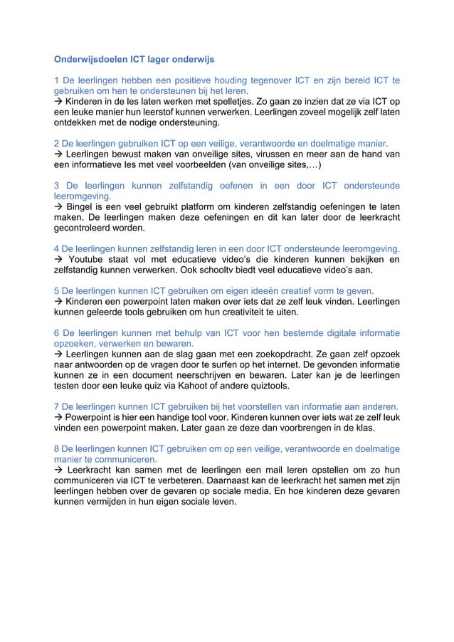 Onderwijsdoelen ICT lager onderwijs.docx