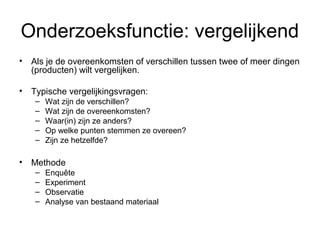 Onderzoeksmethode scriptie | PPT