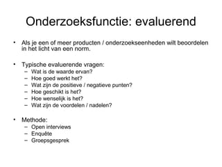 Onderzoeksmethode scriptie | PPT