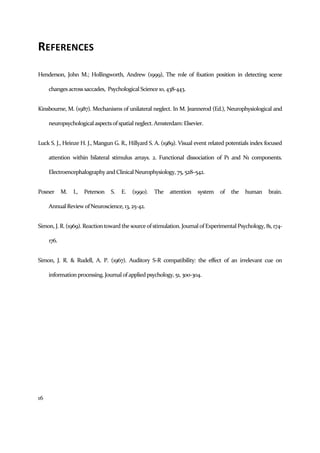 Posner task results | PDF