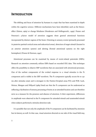 Posner task results | PDF