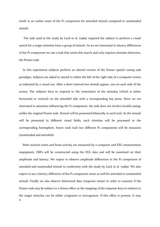 Posner task results | PDF