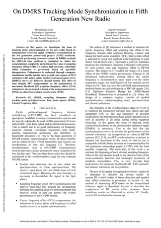 On_DMRS_Tracking_Mode_Synchronization_in_Fifth_Generation_New_Radio.pdf | Digital Audio ...