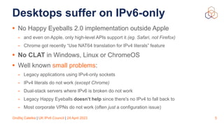Deploying IPv6-mostly access networks | PPT