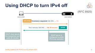 Deploying IPv6-mostly access networks | PPT
