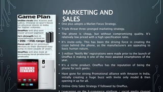 One+ Company Analysis- Strategic Management | PPTX