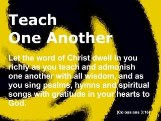 One Anothers | PPT