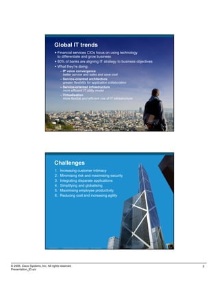 One Bank, One Architecture | PPT