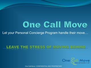 One call-move-presentation-v2 | PDF
