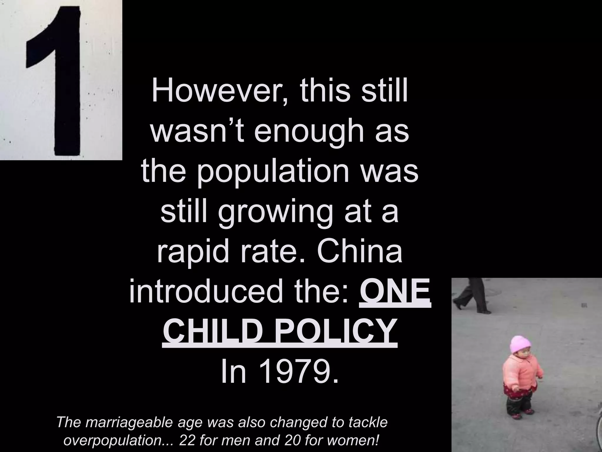 China One child-policy | PPT