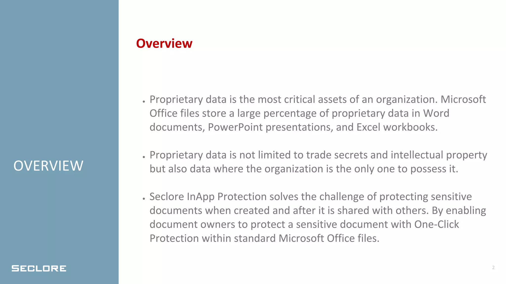 One click protection in microsoft office | PPT